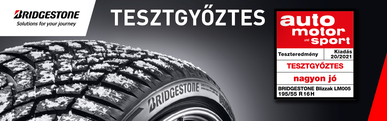Bridgestone Blizzak LM005 - ismét tesztgyőztes - Gumi.hu Blog